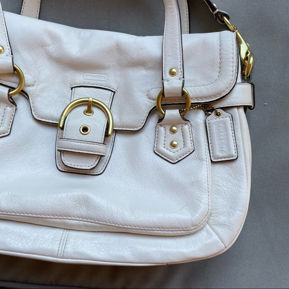 Coach Campbell White/Cream Purse - Gem